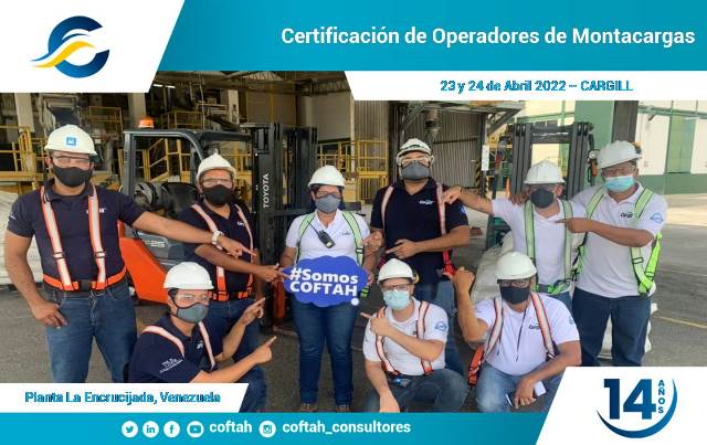Certificación de Operadores de Montacargas en CARGILL de VENEZUELA en ...