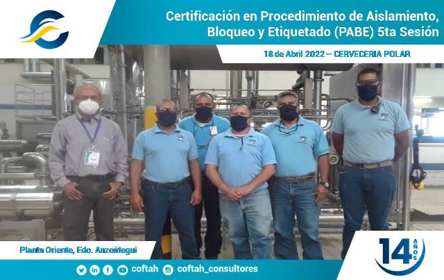 Re-Certificación En Procedimiento De Aislamiento, Bloqueo Y Etiquetado ...