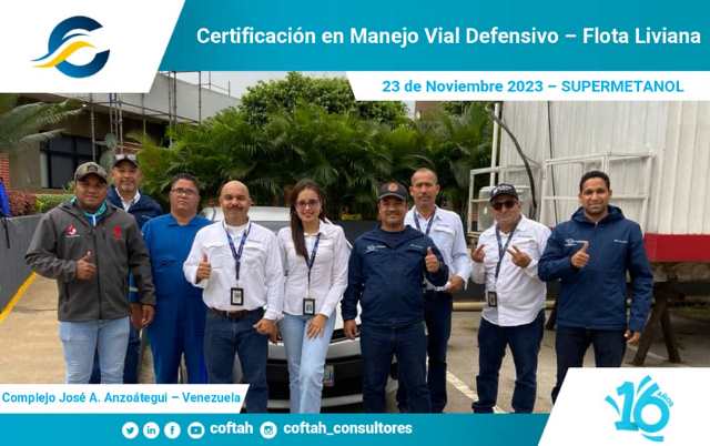 Certificación En Manejo Vial Defensivo – Flota Liviana En SUPERMETANOL ...